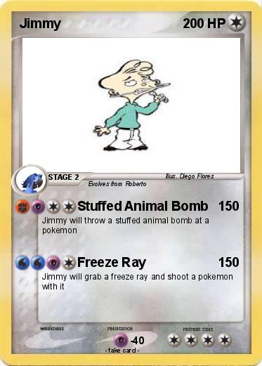 Pokémon Jimmy 564 564 - Stuffed Animal Bomb - My Pokemon Card