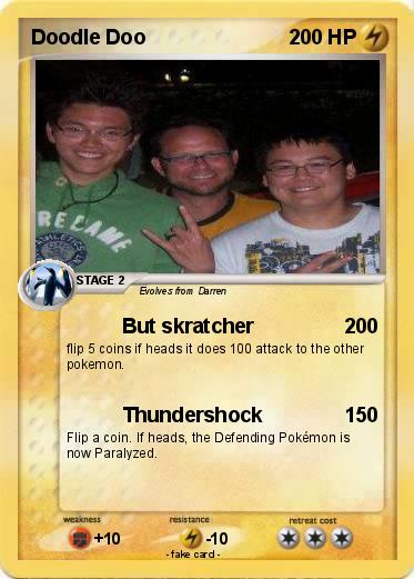 Pokémon Doodle Doo 1 1 - But skratcher - My Pokemon Card