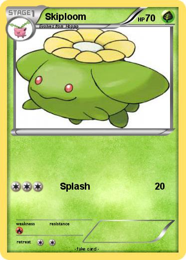 Pokémon Skiploom 16 16 - Splash - My Pokemon Card