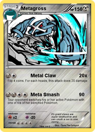 Pokémon Metagross 615 615 - Metal Claw - My Pokemon Card