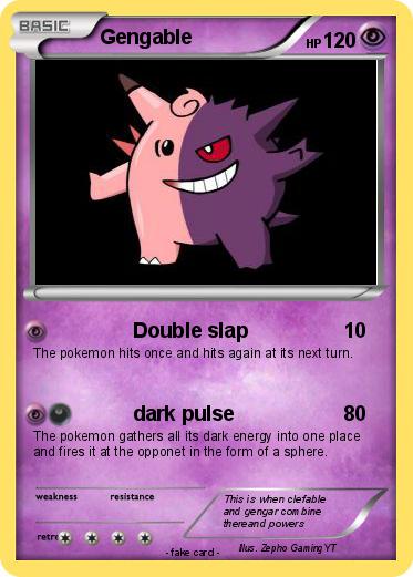 Pokémon Gengable - Double slap - My Pokemon Card