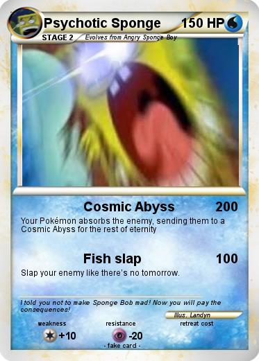 Pokémon Psychotic Sponge - Cosmic Abyss - My Pokemon Card
