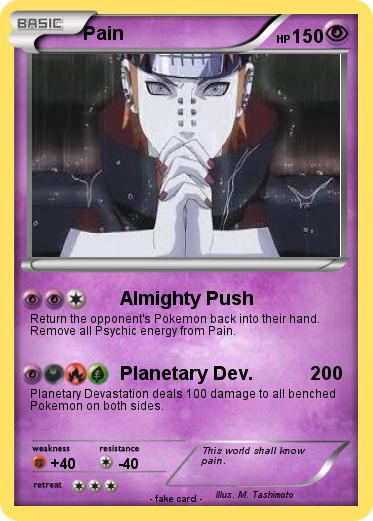 Pokémon Pain 421 421 - Almighty Push - My Pokemon Card