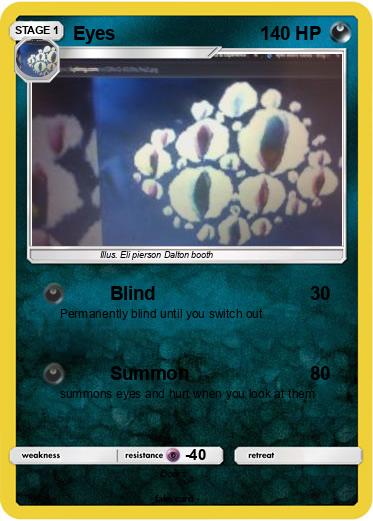 Pokémon Eyes 43 43 - Blind - My Pokemon Card