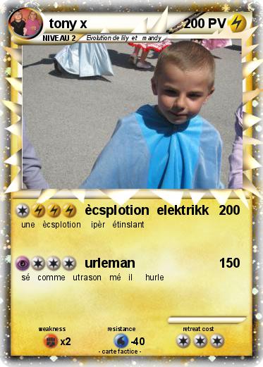 Pokémon tony x 1 1 - ècsplotion elektrikk - Ma carte Pokémon