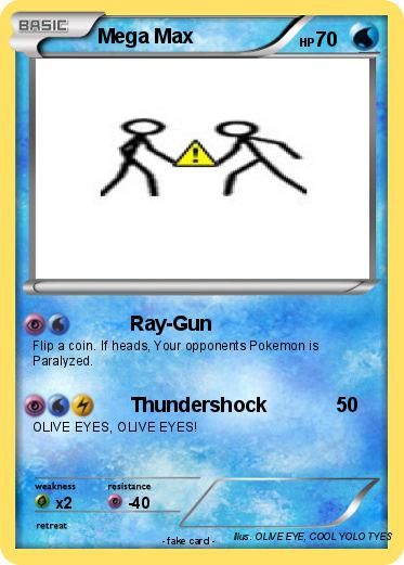 Pokémon Mega Max 10 10 - Ray-Gun - My Pokemon Card