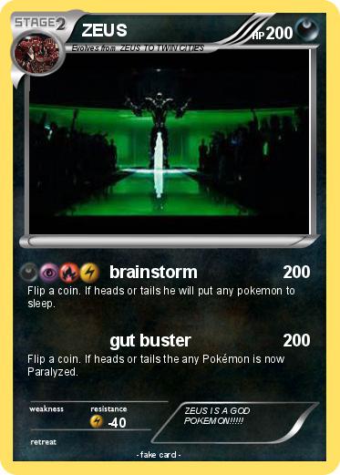 Pokémon ZEUS 968 968 - brainstorm - My Pokemon Card