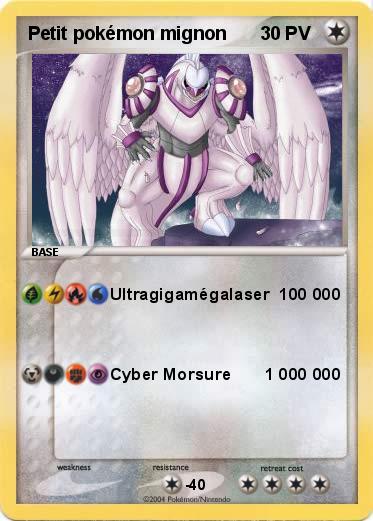 Pokémon Petit pokemon mignon - Ultragigamégalaser 100 000 - Ma carte ...