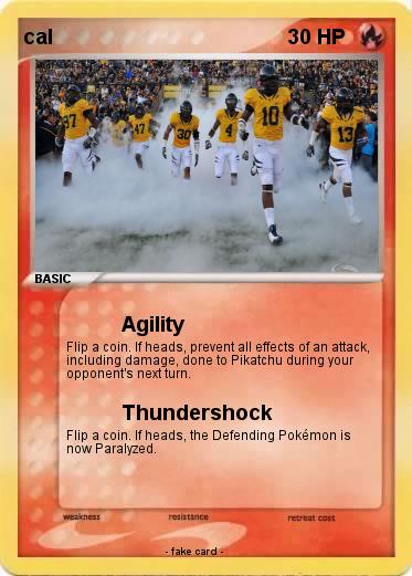 Pokémon cal 65 65 - Agility - My Pokemon Card