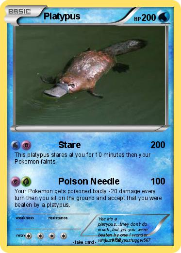 Pokémon Platypus 76 76 - Stare - My Pokemon Card