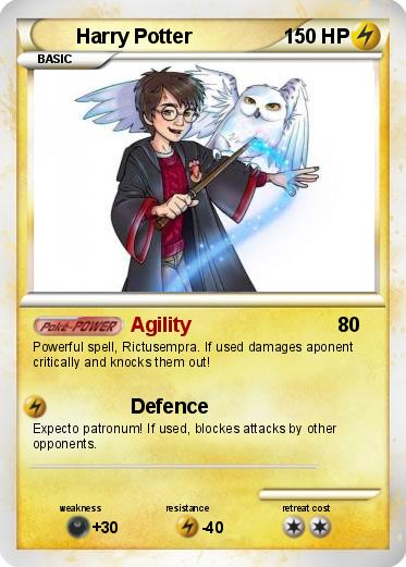 Pokémon Harry Potter 202 202 - Agility - My Pokemon Card