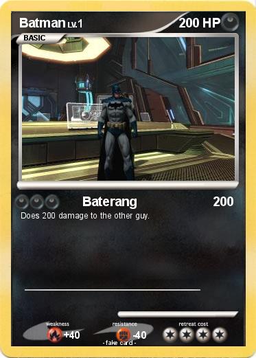 Pokémon Batman 457 457 - Baterang - My Pokemon Card