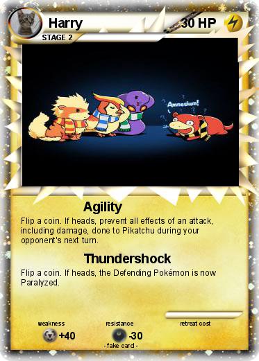 Pokémon Harry 3048 3048 - Agility - My Pokemon Card