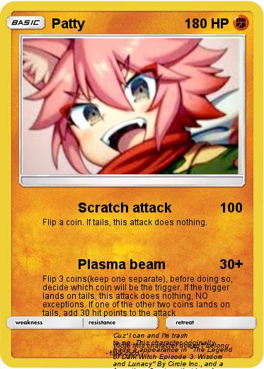 Pokémon Patty 93 93 - Scratch attack - My Pokemon Card