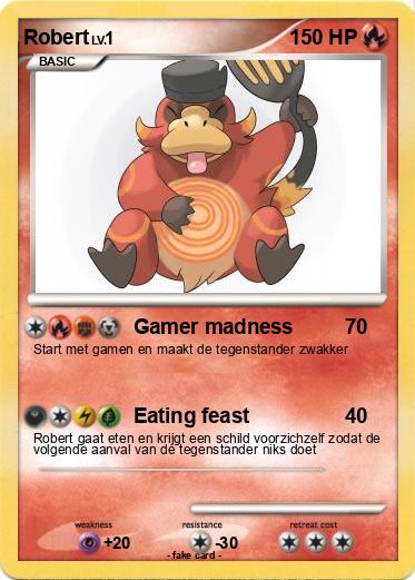 Pokémon Robert 700 700 - Gamer madness - My Pokemon Card