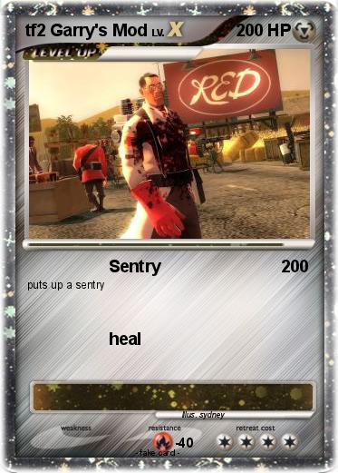 Pokémon tf2 Garry s Mod - Sentry - My Pokemon Card