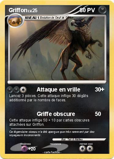 Pokémon Griffon 195 195 - Attaque en vrille - Ma carte Pokémon