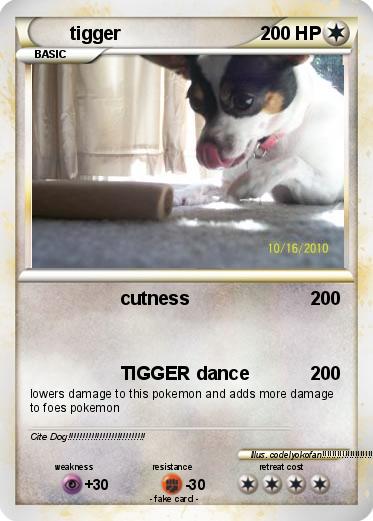 Pokémon tigger 36 36 - cutness - My Pokemon Card