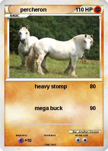 Pokémon percheron - heavy stomp - My Pokemon Card