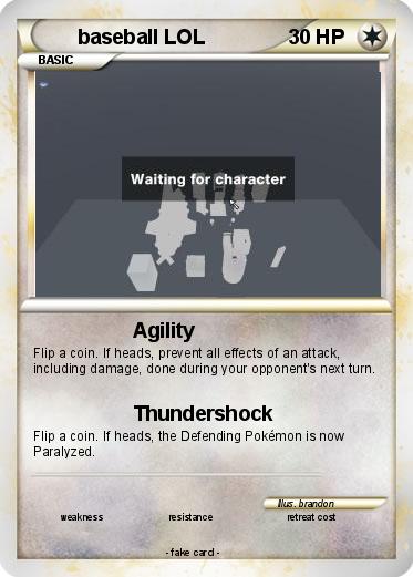 Pokémon baseball LOL - Agility - My Pokemon Card