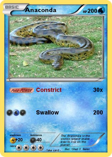 Pokémon Anaconda 93 93 - Constrict - My Pokemon Card