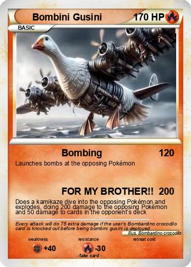 Pokémon Bombini Gusini 1 1 - Bombing - My Pokemon Card