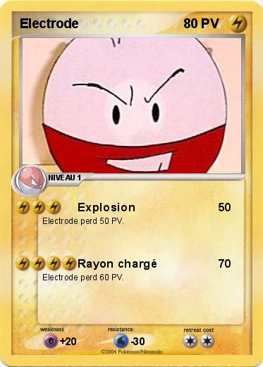 Pokémon Electrode 6 6 - Explosion - Ma carte Pokémon