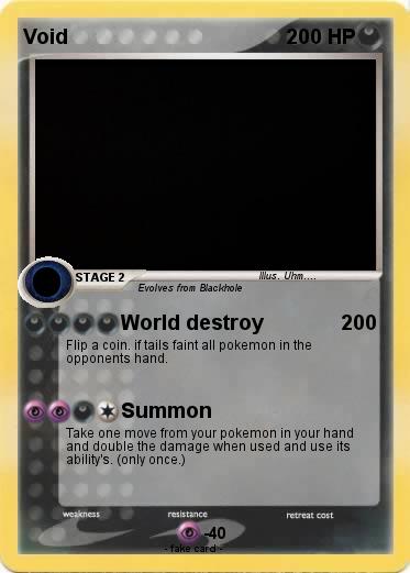 Pokémon Void 136 136 - World destroy - My Pokemon Card
