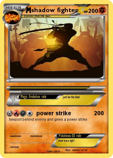 Pokémon shadow fighter 1 1 - power strike - My Pokemon Card