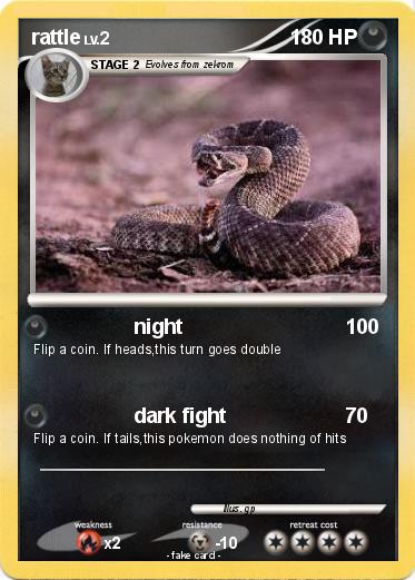 Pokémon rattle 56 56 - night - My Pokemon Card