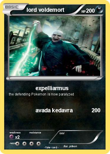 Pokémon lord voldemort 299 299 - expelliarmus - My Pokemon Card