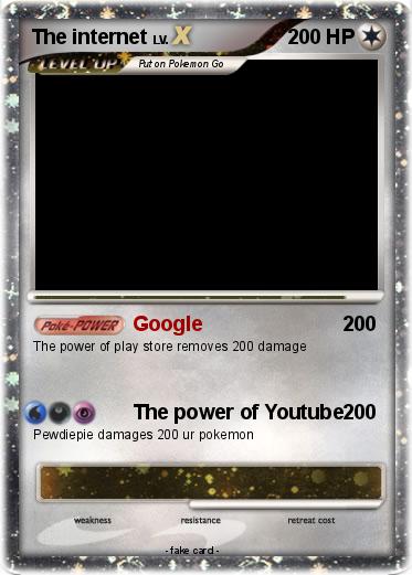 Pokémon The internet 33 33 - Google - My Pokemon Card