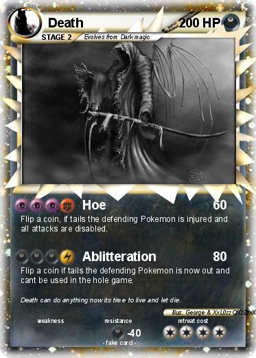 Pokémon Death 912 912 - Hoe - My Pokemon Card