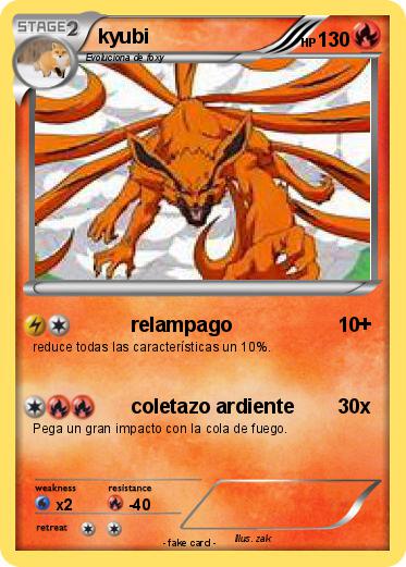 Pokémon kyubi 562 562 - relampago - Mi carta pokémon