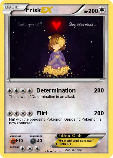 Pokémon Frisk 297 297 - Determination - My Pokemon Card