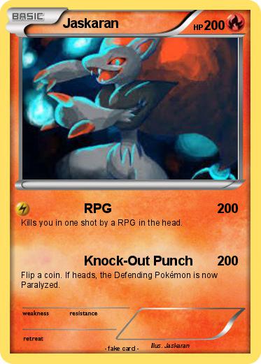 Pokémon Jaskaran 2 2 - RPG - My Pokemon Card