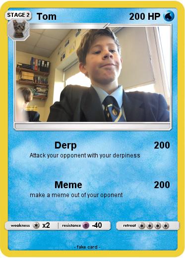 Pokémon Tom 1819 1819 - Derp - My Pokemon Card