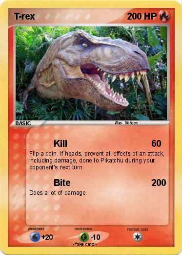 Pokémon T rex 715 715 - Kill - My Pokemon Card