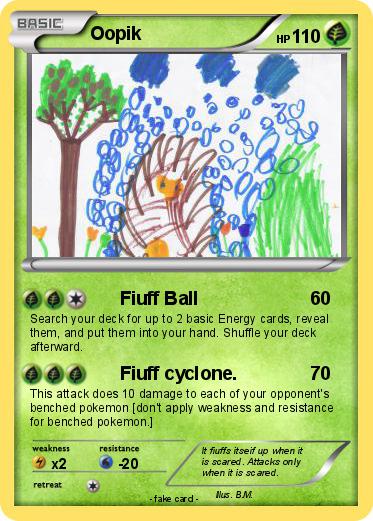 Pokémon Oopik - Fiuff Ball - My Pokemon Card