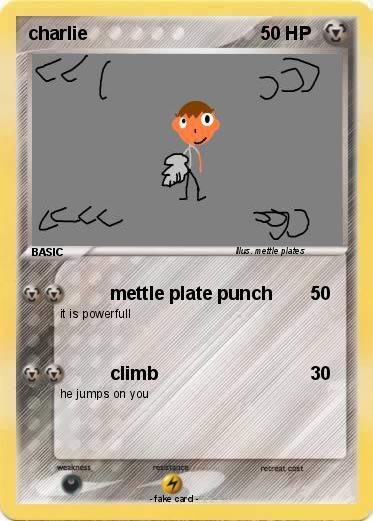 Pokémon charlie 896 896 - mettle plate punch - My Pokemon Card