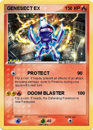 Pokémon GENESECT EX 38 38 - PROTECT - My Pokemon Card