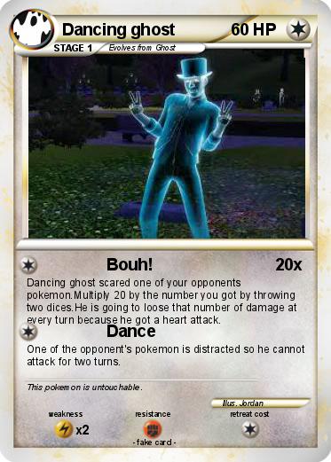 Pokémon Dancing ghost - Bouh! - My Pokemon Card