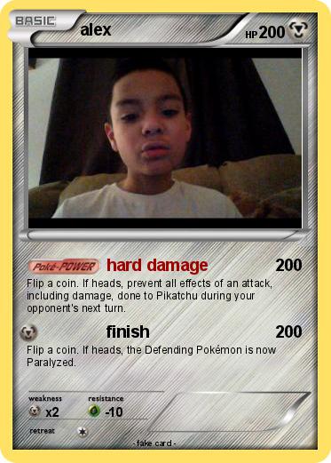 Pokémon alex 1824 1824 - hard damage - My Pokemon Card