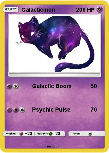 Pokémon Galacticmon - Galactic Boom - My Pokemon Card