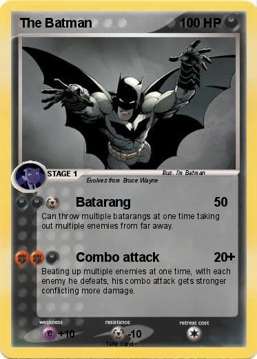 Pokémon The Batman 4 4 - Batarang - My Pokemon Card