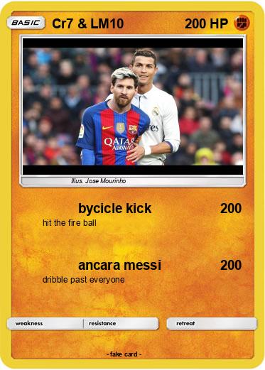 Pokémon Cr7 LM10 1 1 - bycicle kick - My Pokemon Card