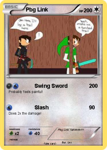 Pokémon Pbg Link - Swing Sword - My Pokemon Card