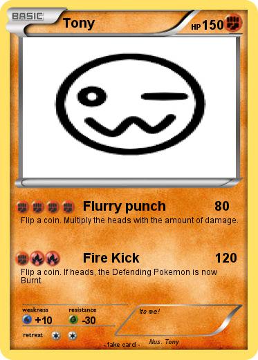Pokémon Tony 954 954 - Flurry punch - My Pokemon Card