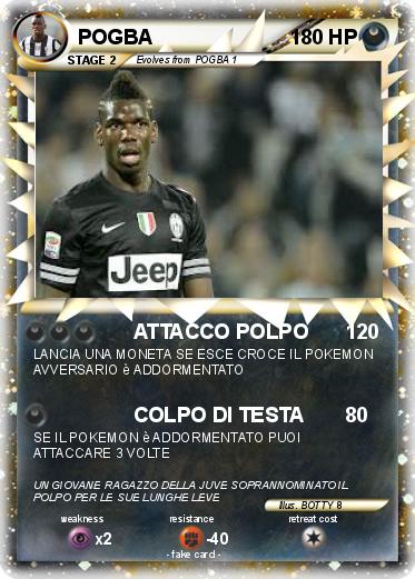 Pokémon POGBA 2 2 - ATTACCO POLPO - My Pokemon Card