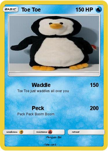 Pokémon Toe Toe - Waddle - My Pokemon Card